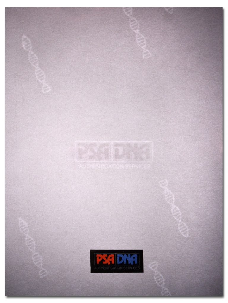 PSA DNA Adds Embedded Holograms in Letters of Authenticity