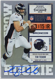 Tim Tebow Rookie Cards Driving Football Card Market
