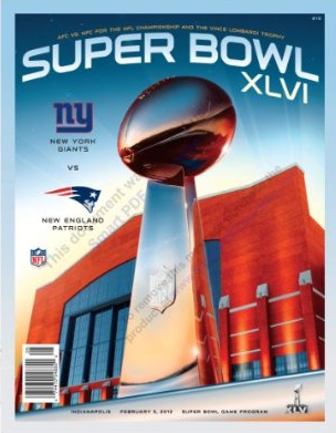 Super Bowl 46 Program Continues Long Running Series