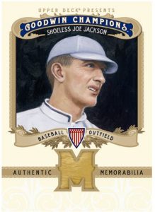 Upper Deck Turns Joe Jackson Bat Into Cards