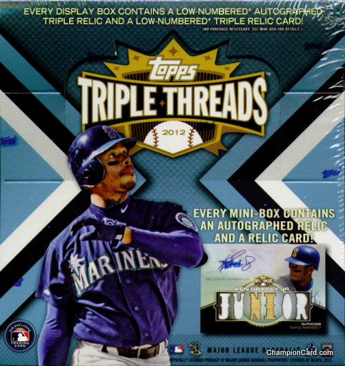 2012 Topps Triple Threads Baseball Review