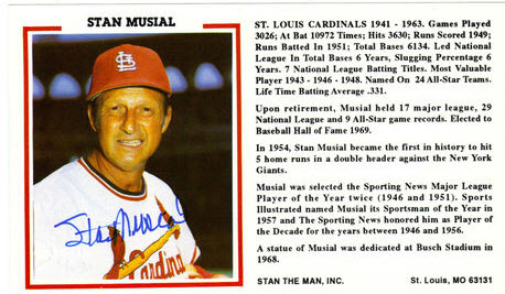 Musial on the Mind at Cardinals Winter Warmup Show