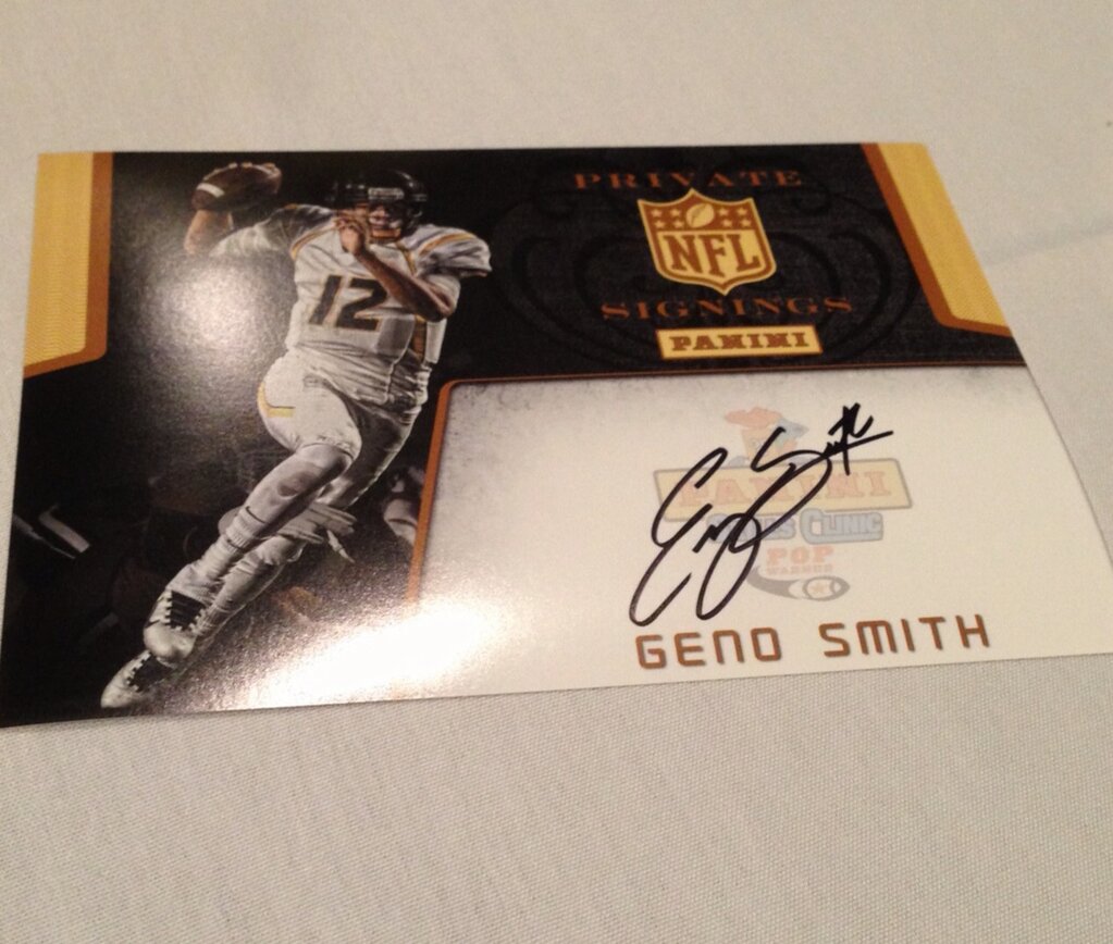 Panini Signs Geno Smith to Card, Autograph Deal