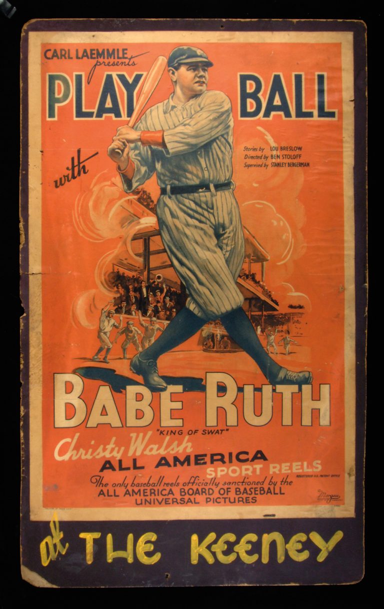 Rare Babe Ruth Movie Poster Uncovered, Consigned to Auction