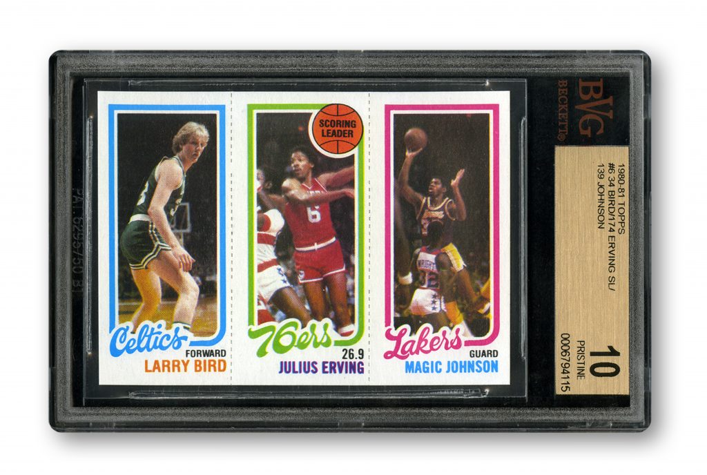 Lone Beckett 10 Bird-Magic Rookie Card Coming to Auction; Could Fetch $75K