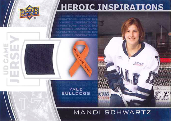 Mandi Schwartz Honored with Her Own Hockey Card