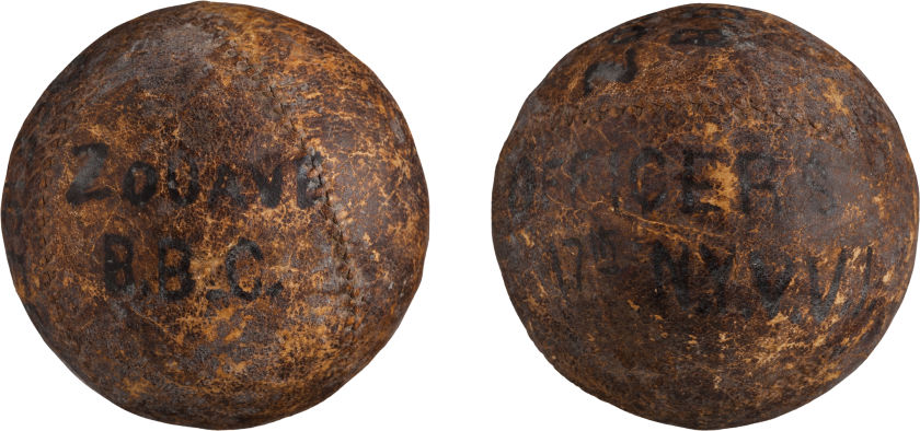 Civil War Baseball Heading to Auction