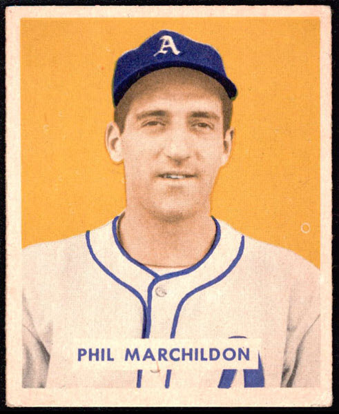 Back of 1949 Bowman Phil Marchildon Card Reveals Uncommon Courage