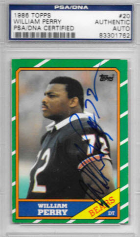 Refrigerator Perry Rookie Card Recalls Magical Season