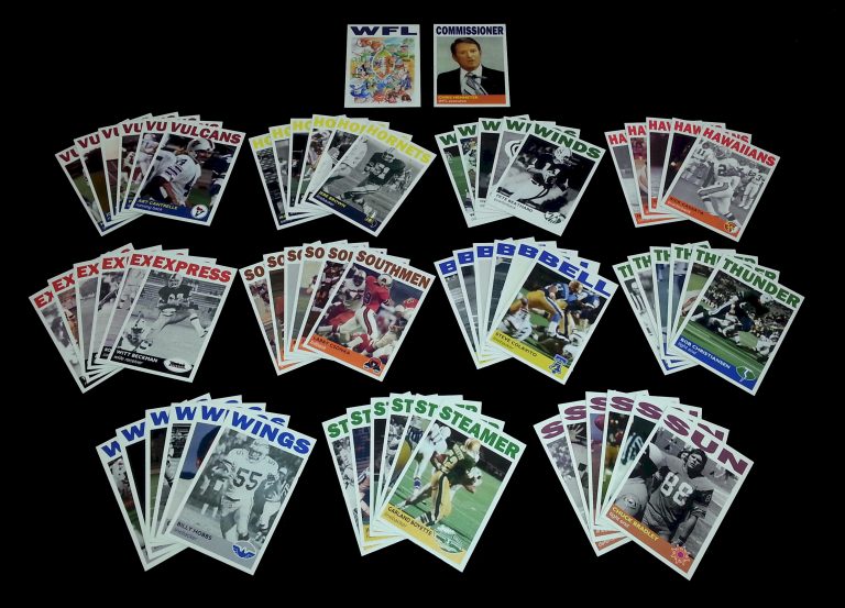 Producing WFL Football Cards a Labor of Love for Collectors