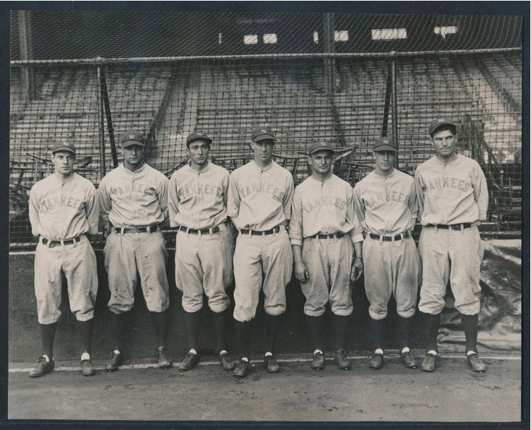 Yankees Infield Before 1928 World Series
