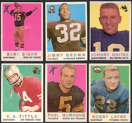 10 Cheap Football Card Sets From the 50s to the 80s