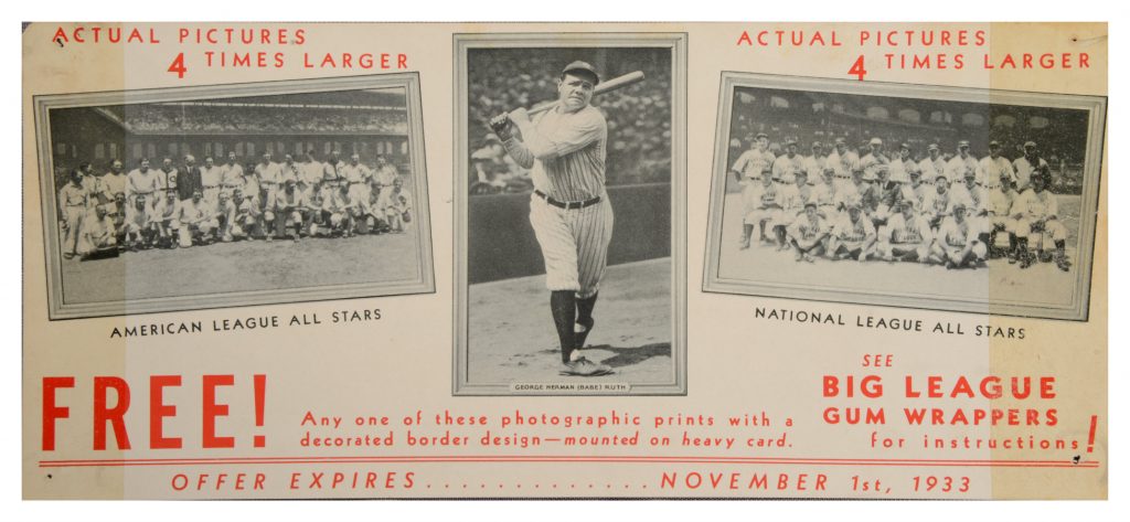 1933 Goudey R309-1 Premium Set an Historic Gem