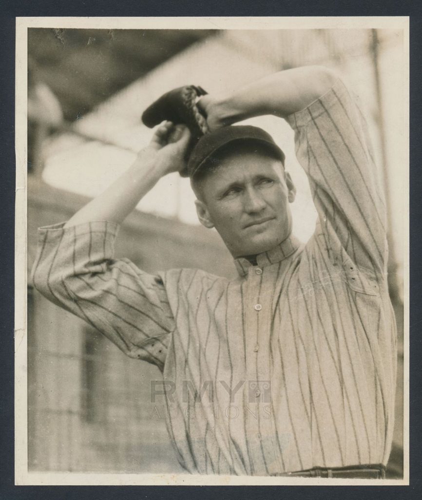 Photo Used for 1923 Walter Johnson Magazine Cover at Auction