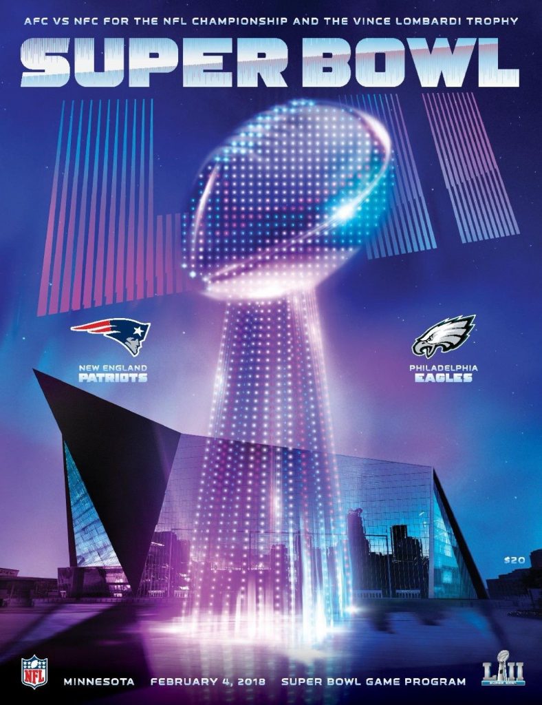 Super Bowl LII Program Rolls Toward Stores, Stadium