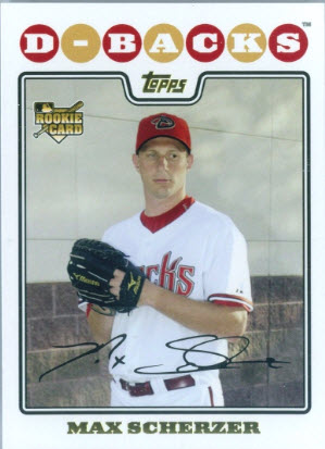 Max Scherzer Prospect and Rookie Cards as Nats Pitcher Makes History
