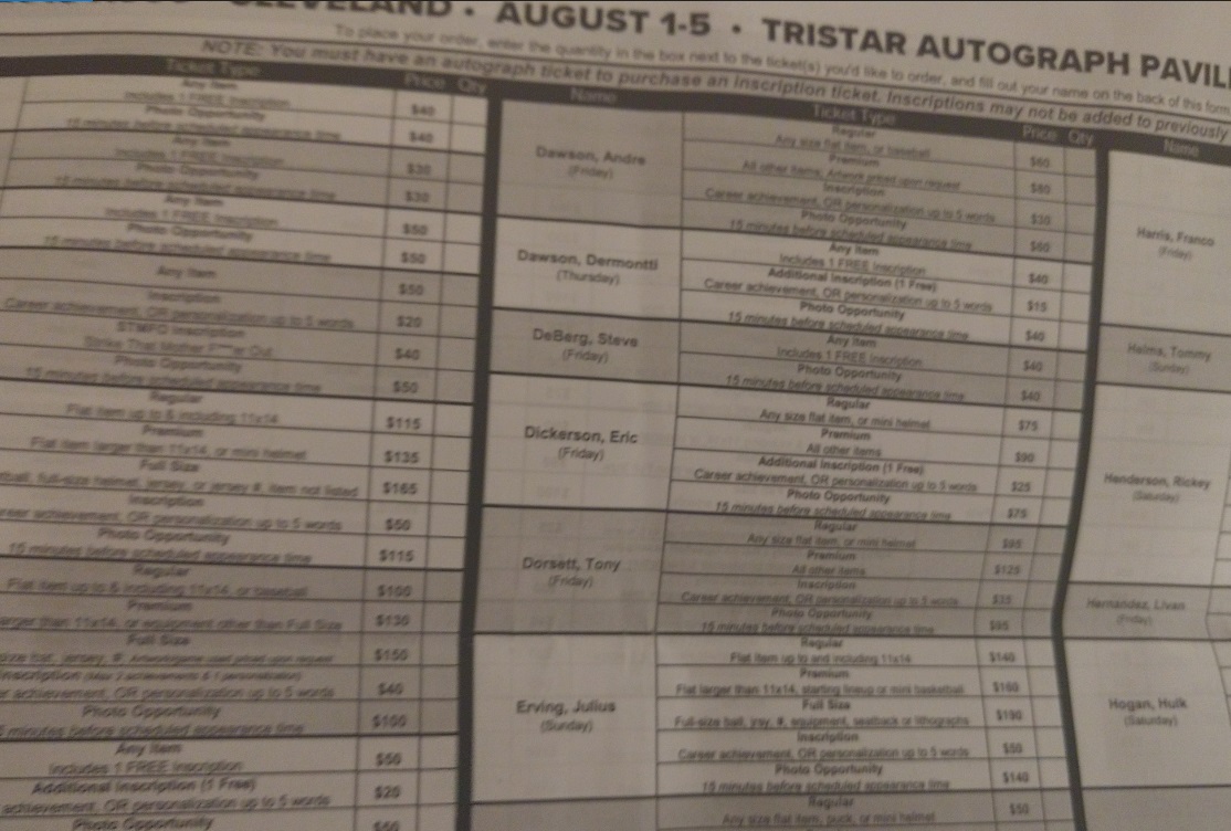 Navigating the National's Autograph Lines