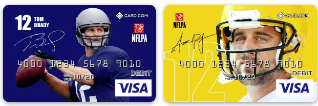 New Set to Collect? Prepaid Visa Cards Feature NFL Players