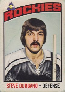The Hockey Cards and Career of Wild Man Steve Durbano