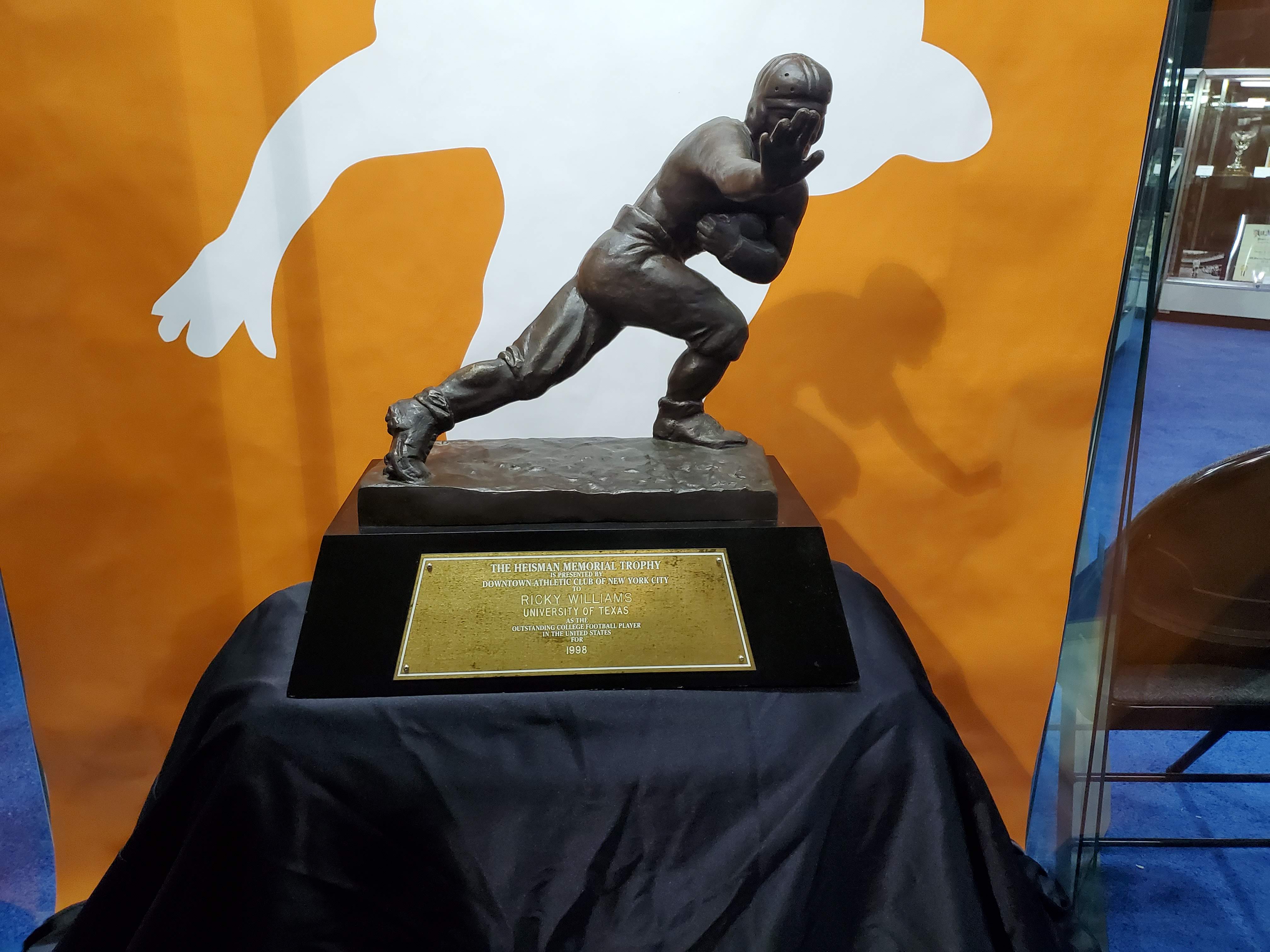 Ricky Williams' 1998 Heisman Trophy Award Coming to Auction
