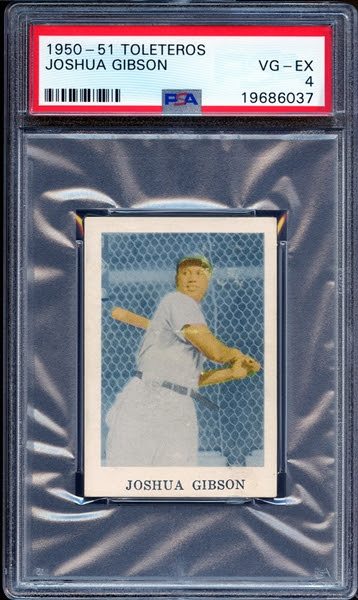 This 1931 Harrison Studios Josh Gibson is a Hobby Legend--and a True 1/1