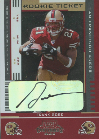 Frank Gore Rookie Cards Get No Respect on eBay