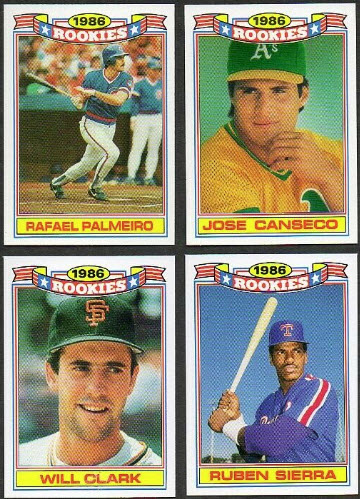 1987-1990 Topps Glossy Rookie Sets Required Fat Pack Purchase