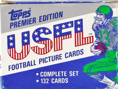 Topps 1984 USFL Set A Coveted Classic