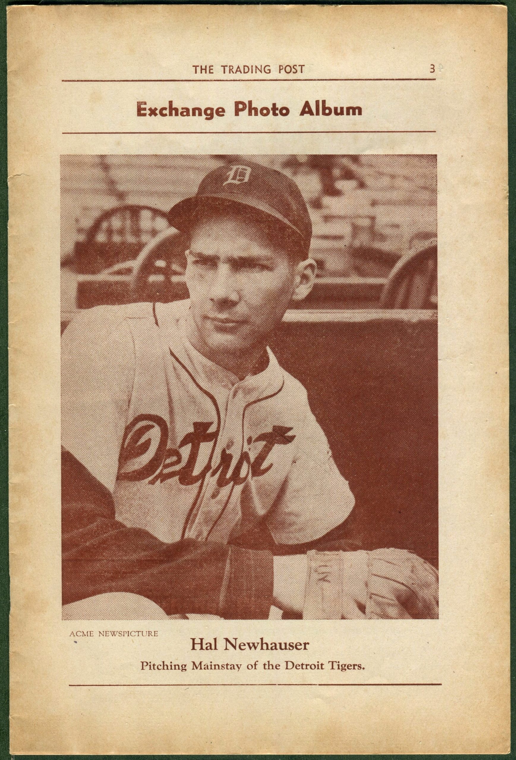 1946 Sports Exchange Trading Post Photo Series: Precursor to W602 and W603