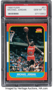 New Heritage Auction Has 12 Jordan Rookie Cards