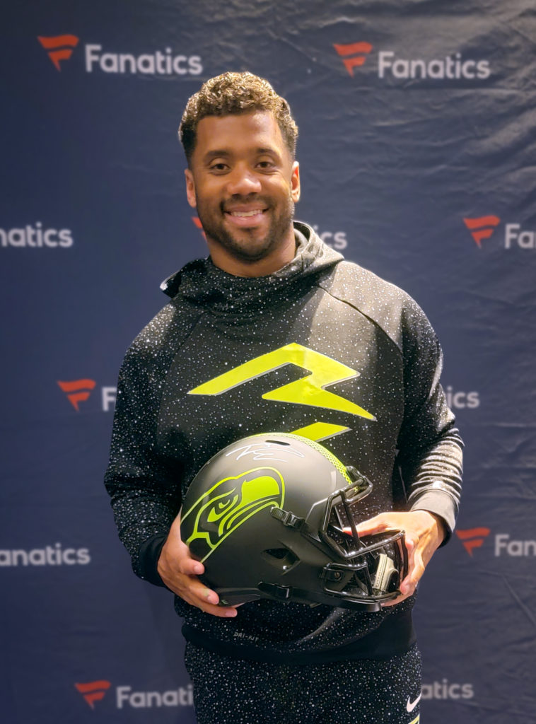 Russell Wilson Authentic Autographs Include Helmets, Photos, More
