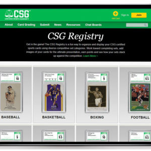 CSG Offering Card Grading Seminar