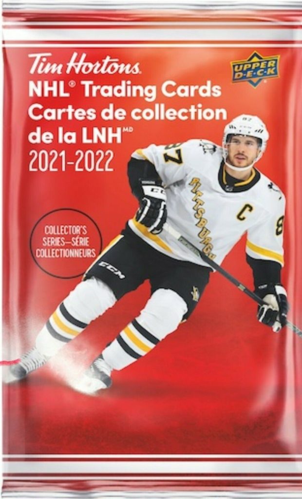 2021-22 Tim Hortons Set Drops Puck on Hockey Card Season