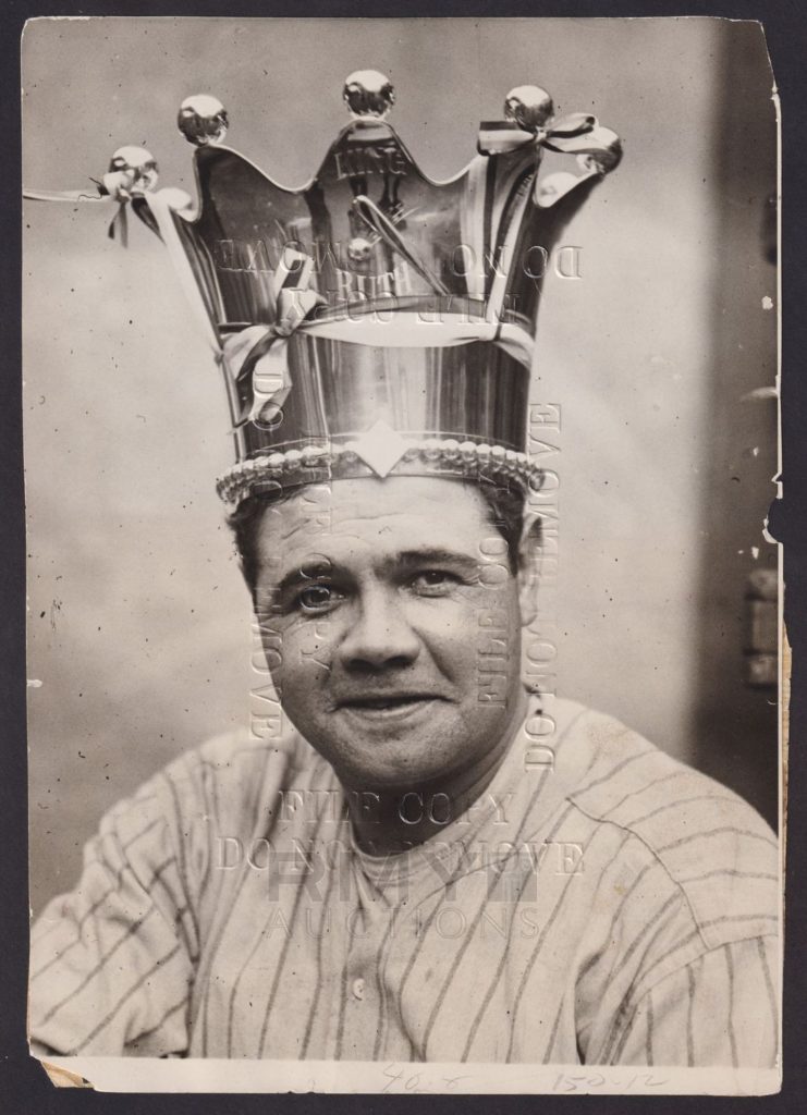 Photo of the Day: Original 1921 Ruth 'Crown' Photo Emerges