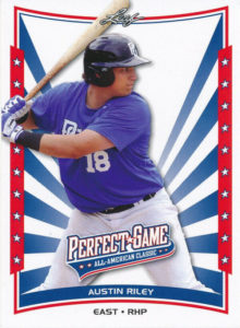 Austin Riley Rookie Cards, Prospect Issues Push Upward