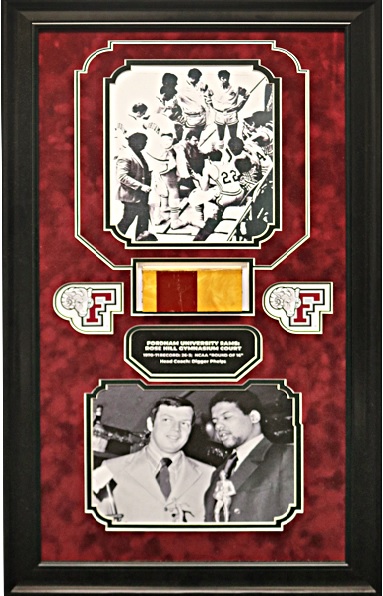 Floor From Fordham's Historic Rose Hill Gymnasium Becomes Memorabilia