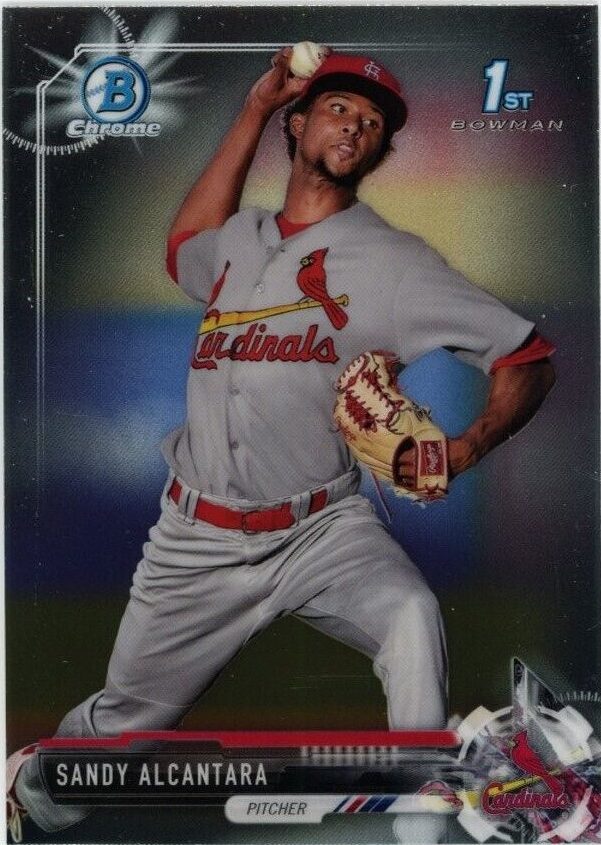 Sandy Alcantara Baseball Card Roundup