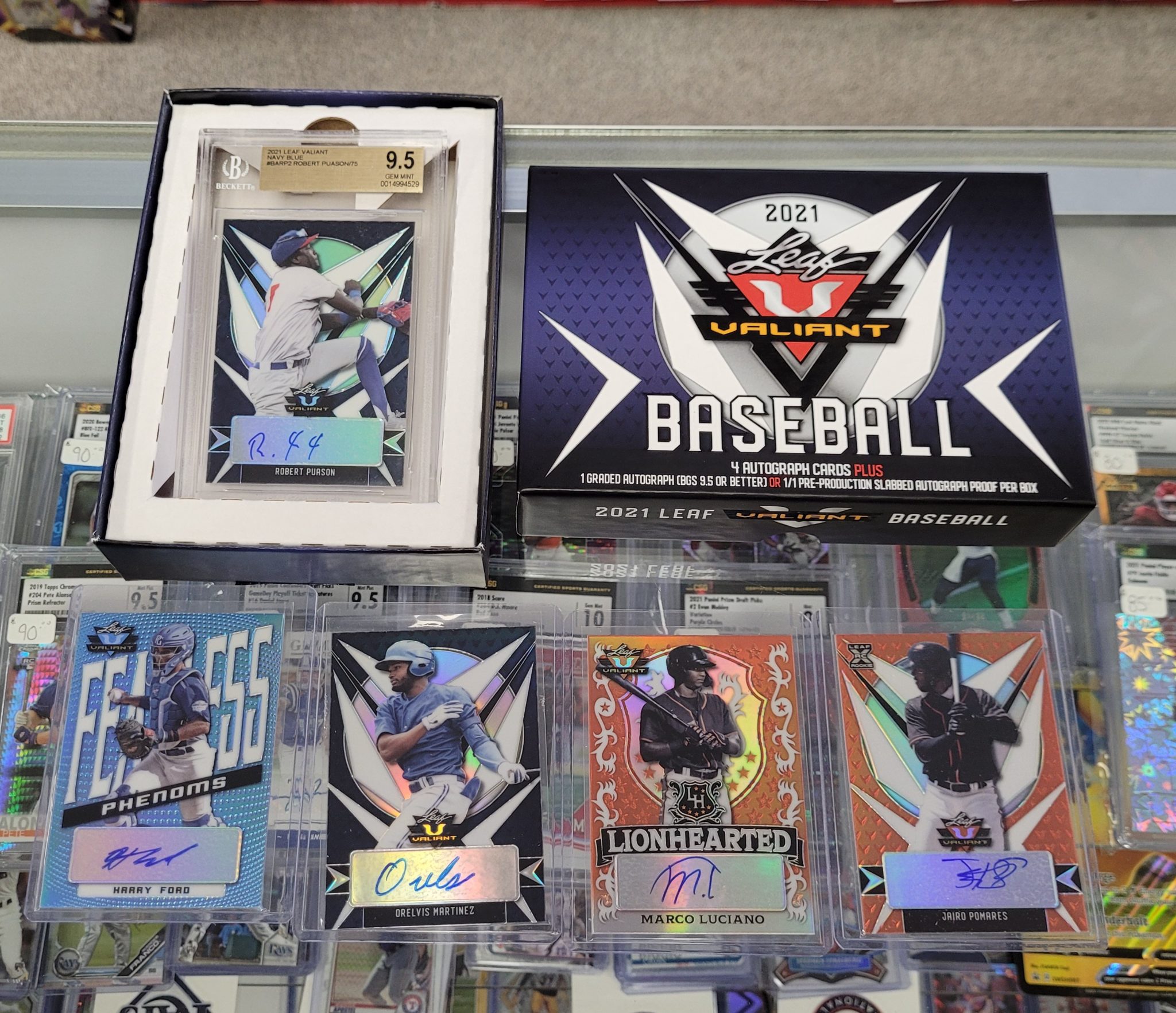 Brief Box Break: 2021 Leaf Valiant Baseball