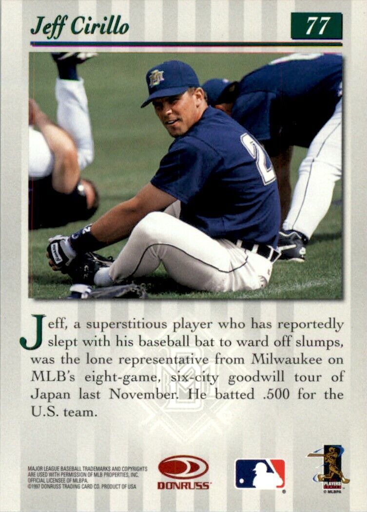 Card Back Q&A: Jeff Cirillo Talks Sleeping with Bat, Kevin Seitzer ...