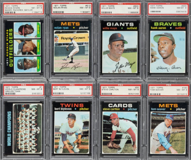 High Grade, Popular Sets Populate Heritage Sports Card Auction