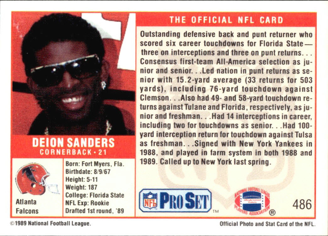 Prime Numbers: Interest in Deion Sanders Rookie Cards Rising With ...