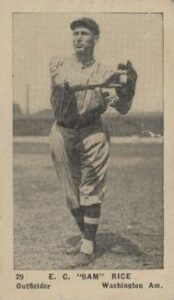 Sam Rice Hung On to Mystery of 1925 World Series Catch