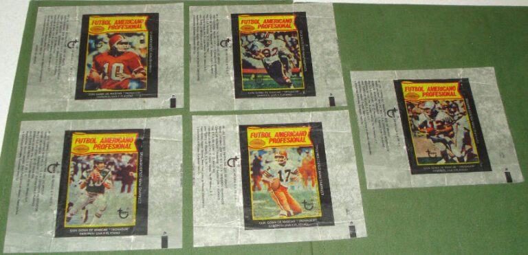 The Topps 1977 NFL Mexican Football Set, Volver a Examinar: A Discovery ...