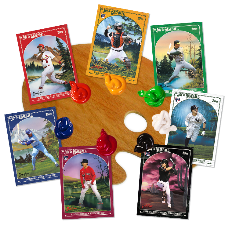 Topps' Newest Set Brings Bob Ross to Baseball