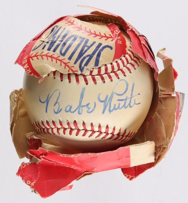 Notes: Former Brave's Ruth Ball, Jordan Star Rubies Net Big Price; Rare ...