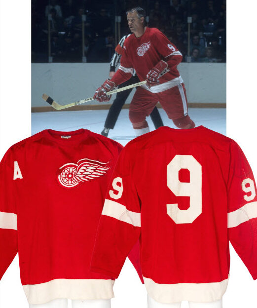 Late Career Howe Jersey, Rare Hockey Cards Among 1,500 Lot Auction