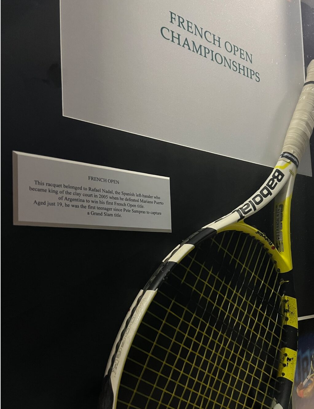 From Museum to Auction: Rafa Racket from 2007 French Win Over Federer