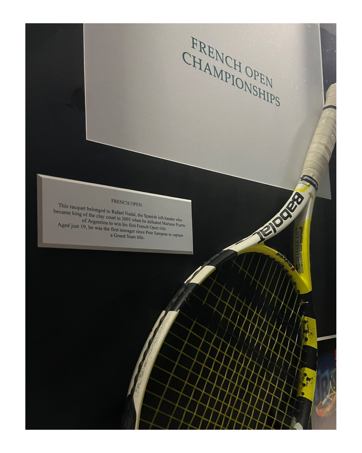 From Museum to Auction: Rafa Racket from 2007 French Win Over Federer