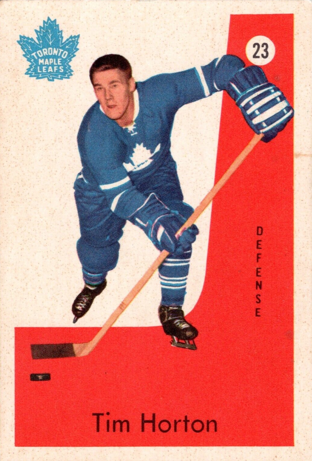 Vintage Tim Horton Hockey Cards Chronicle Short but Eventful Life