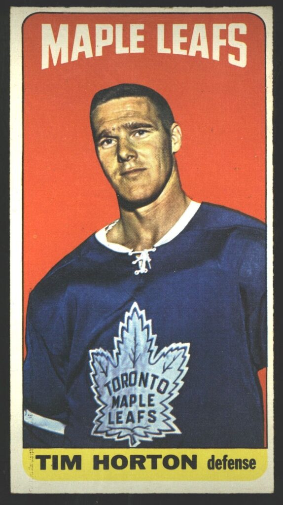 Vintage Tim Horton Hockey Cards Chronicle Short but Eventful Life